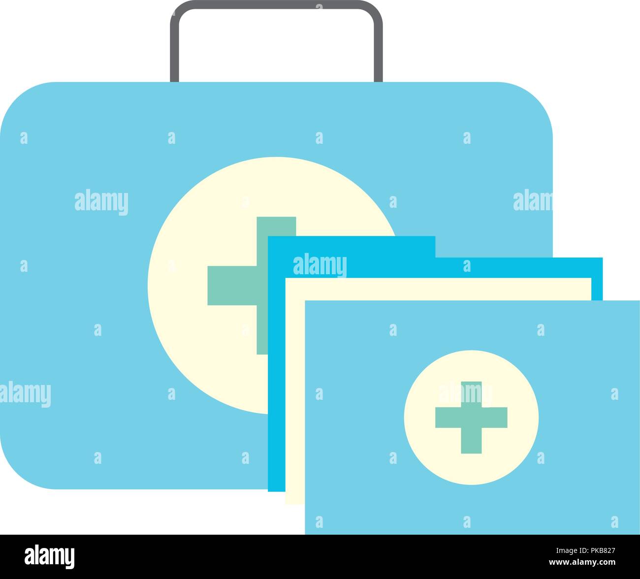 kit first aid folder report medical Stock Vector Image & Art - Alamy