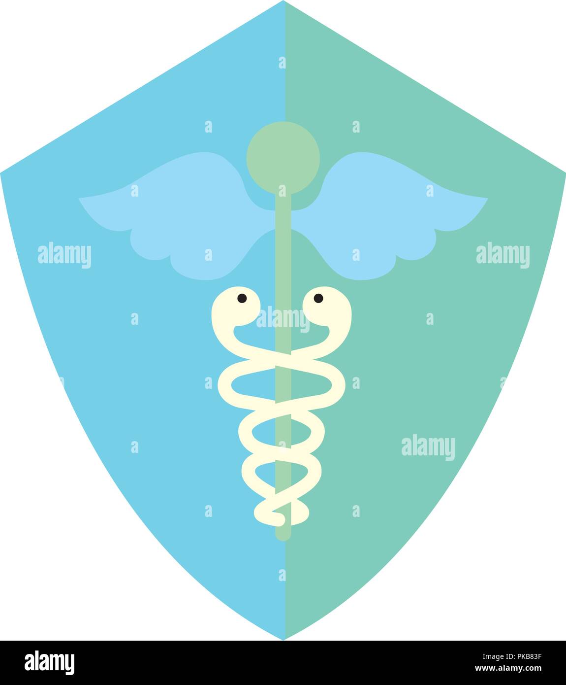 caduceus shield medical healthcare symbol Stock Vector Image & Art - Alamy
