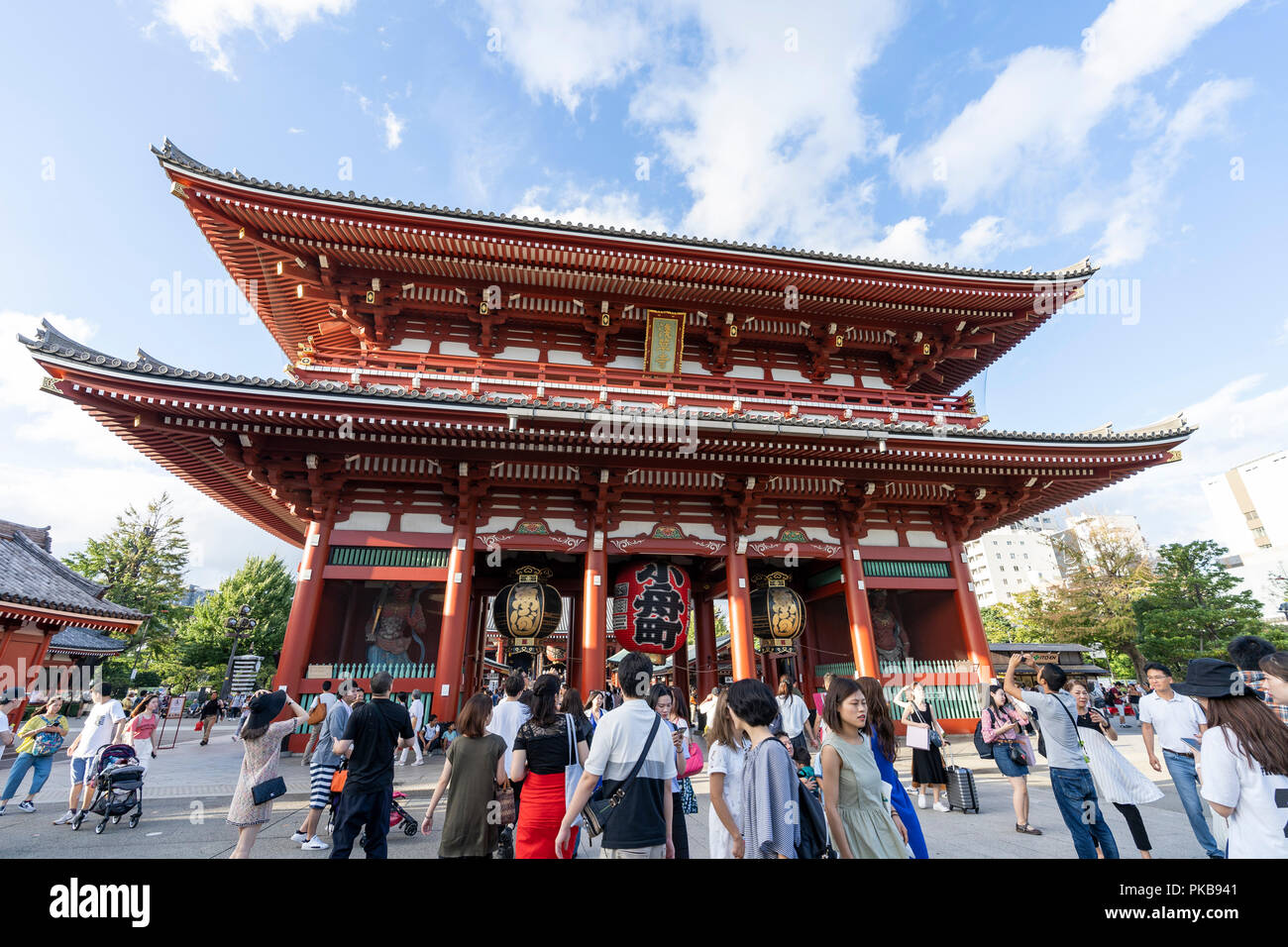 Hozomon gate, Sensoji Temple, Asakusa, Taito-Ku, Tokyo, Japan Stock ...