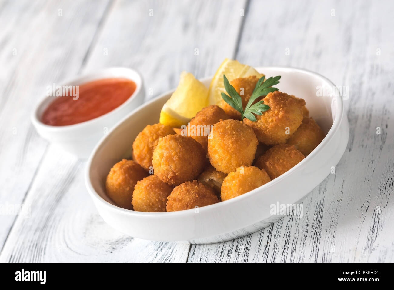 Croquettes top view hi-res stock photography and images - Alamy