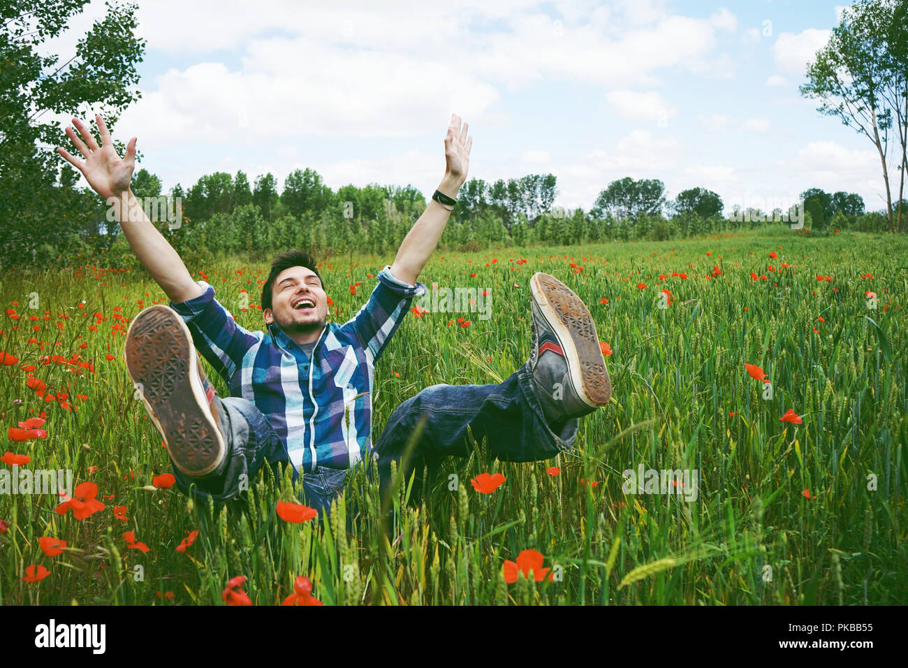 People Enjoying Nature