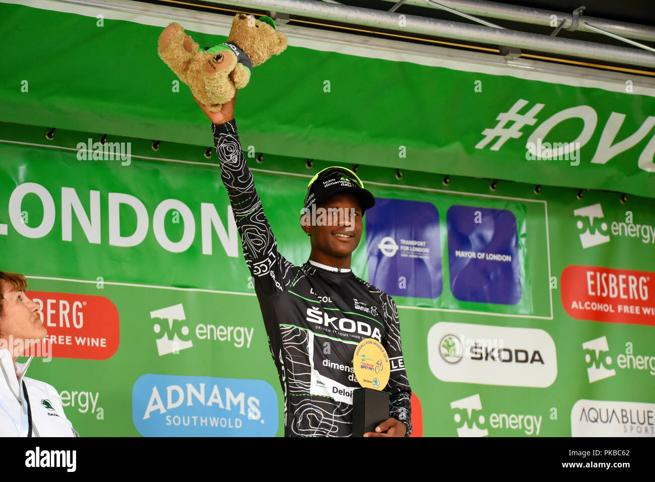 Nicholas Dlamini of Team Dimension Data King of the Mountain at the OVO ...