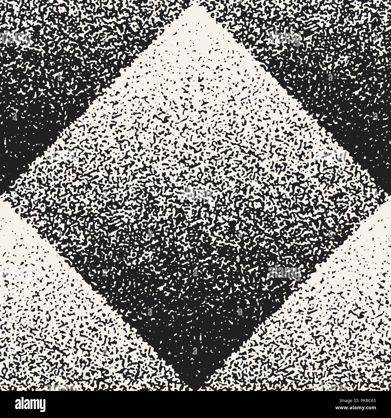 Abstract noisy textured geometric shapes background. Vector seamless ...