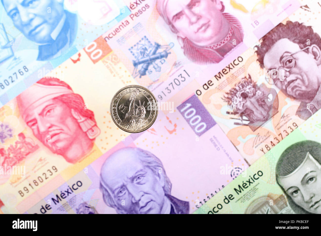 Mexico banknote hi-res stock photography and images - Alamy