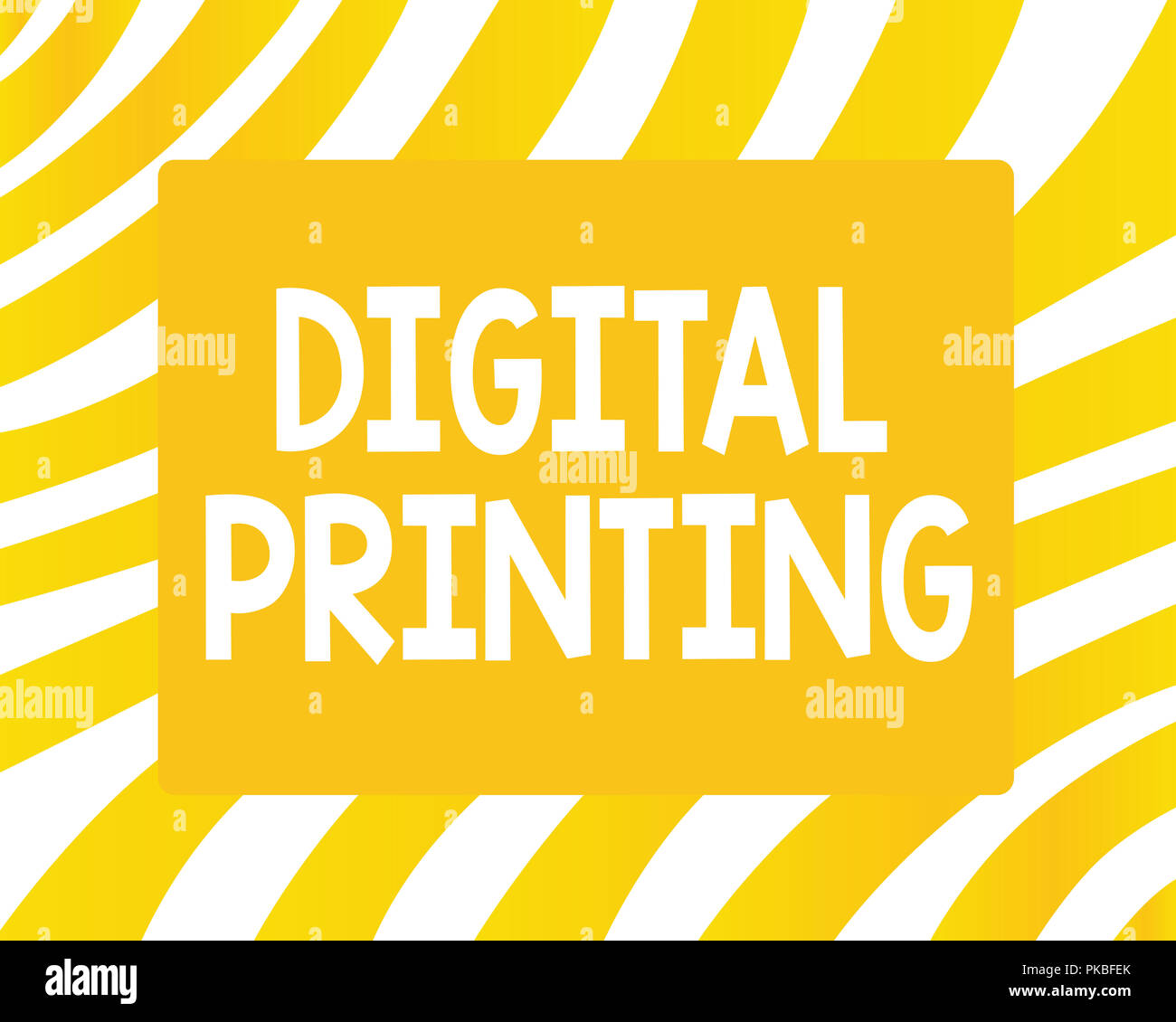 Word writing text Digital Printing. Business concept for digital based ...