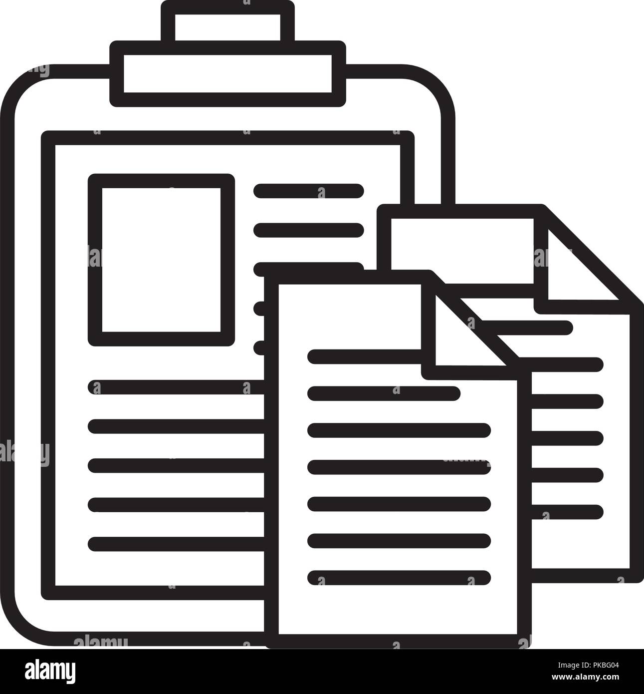 clipboard medical report document papers Stock Vector Image & Art - Alamy