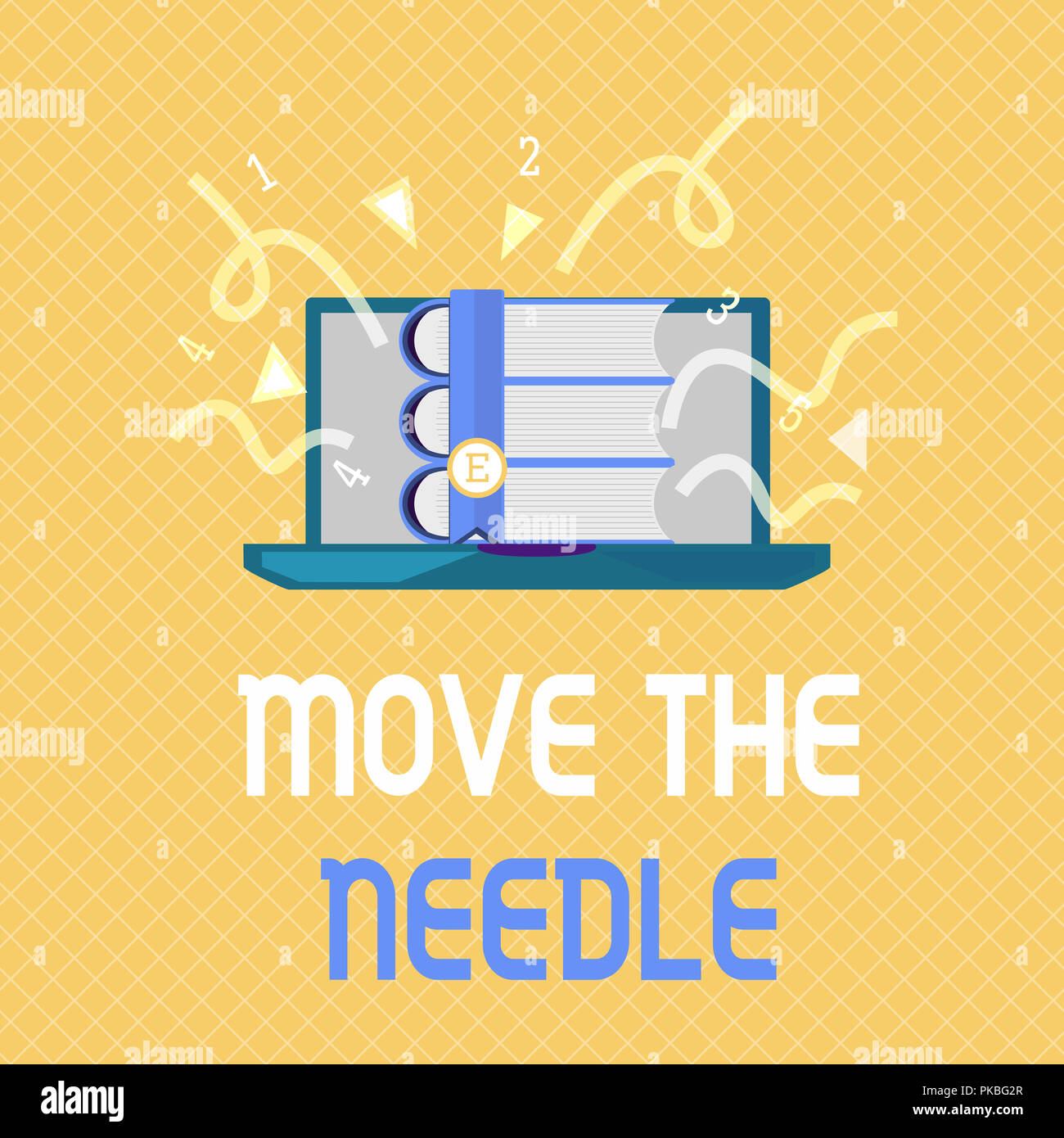 Word writing text Move The Needle. Business concept for Make a ...