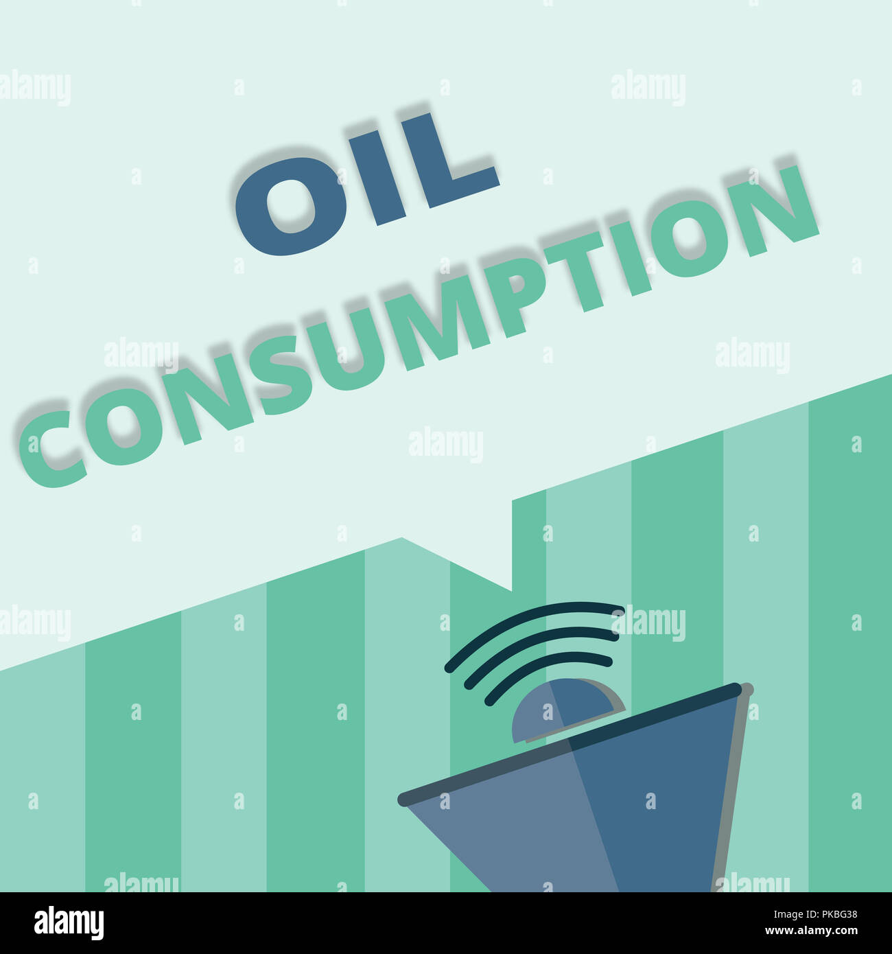 Word writing text Oil Consumption. Business concept for This entry is ...