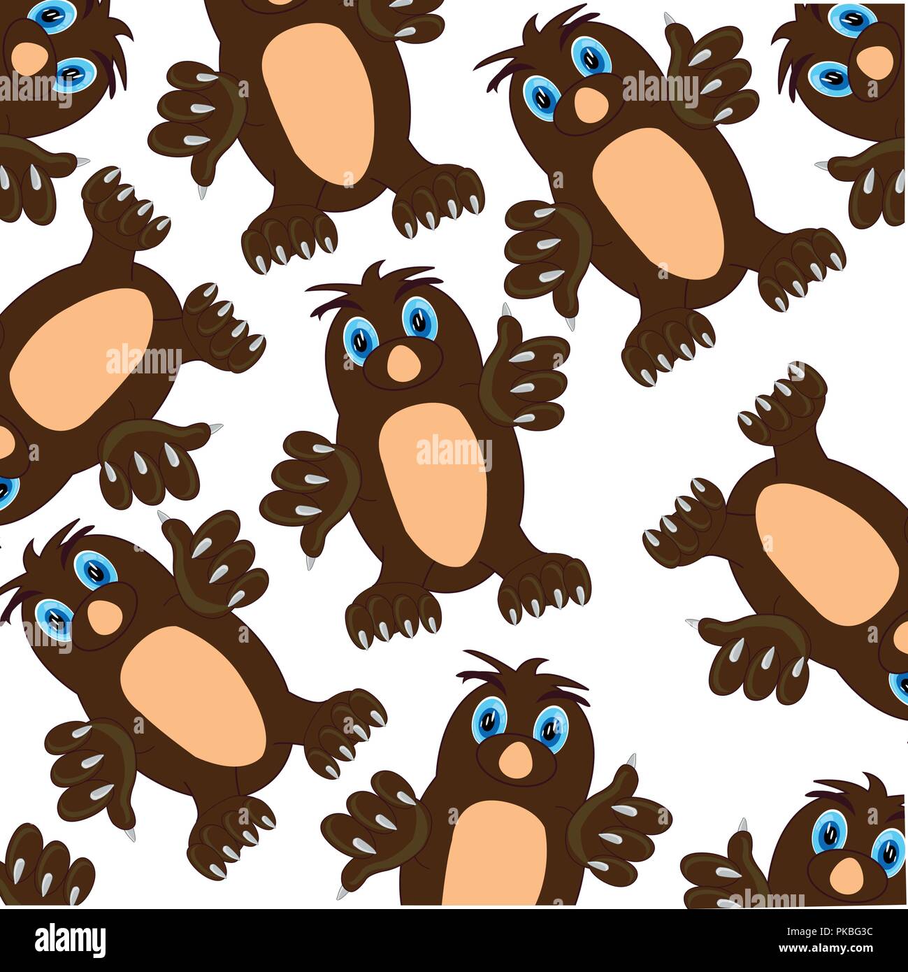 Mole underground illustration Stock Vector Images - Alamy