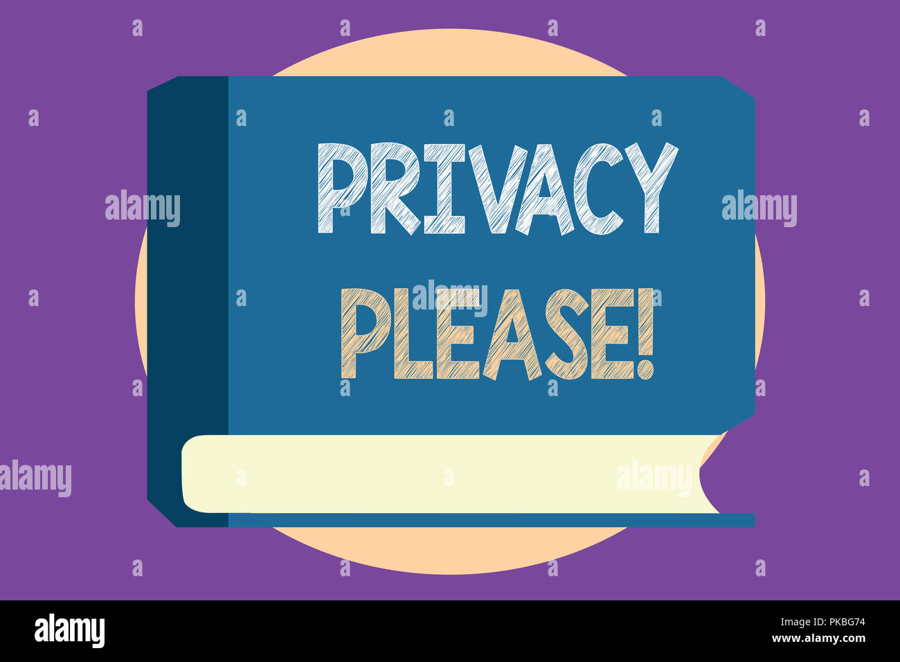 Conceptual hand writing showing Privacy Please. Business photo ...