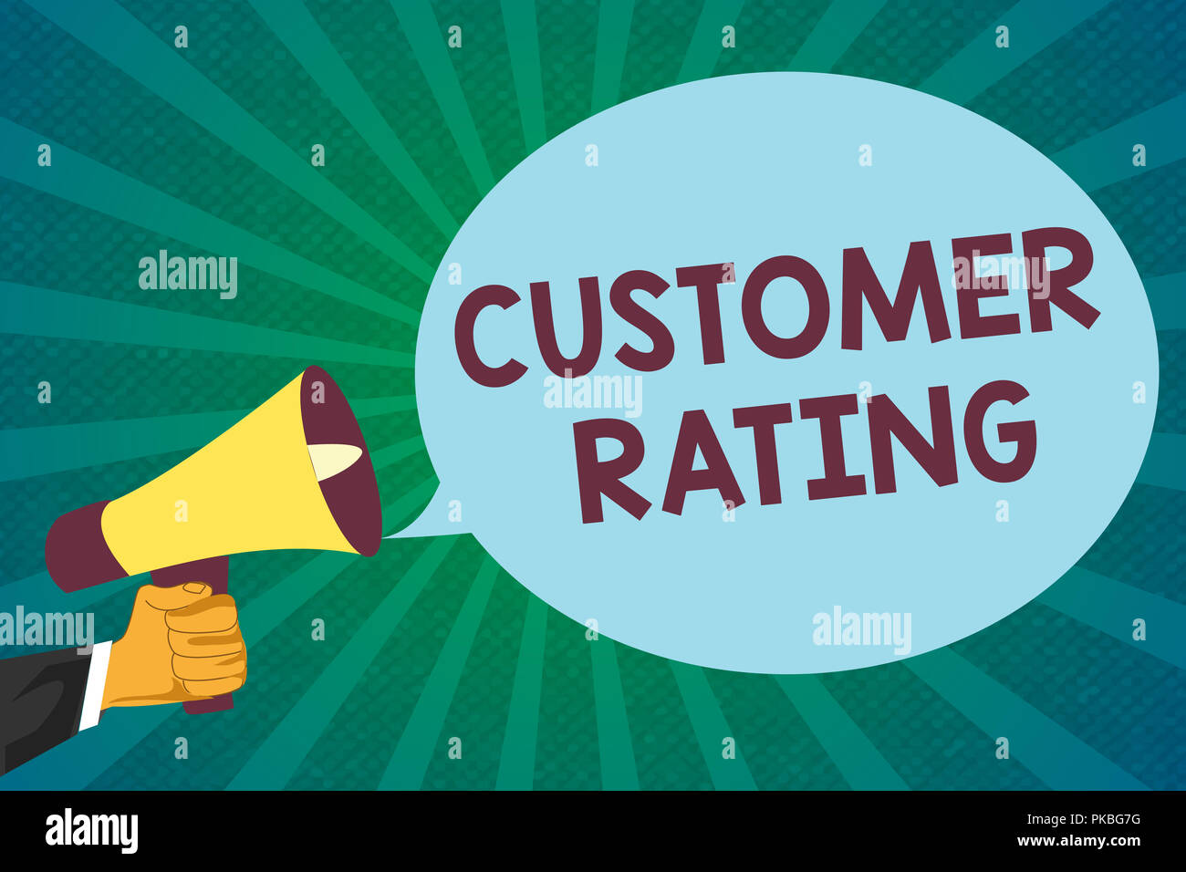 Word writing text Customer Rating. Business concept for Each point of ...
