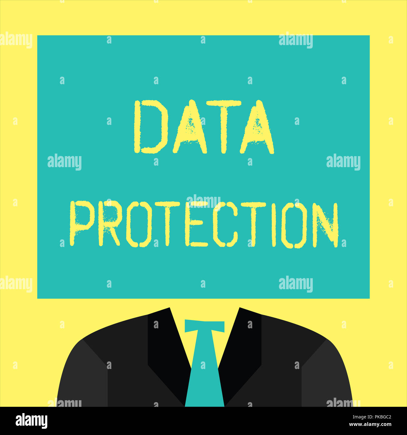 Text sign showing Data Protection. Conceptual photo Protect IP ...