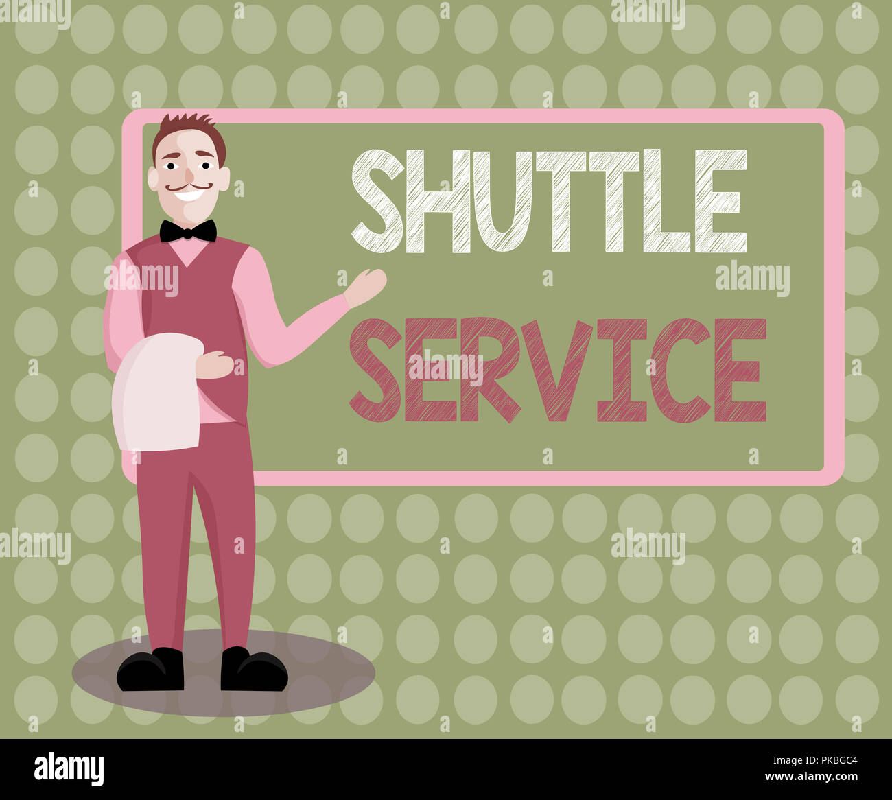 Handwriting text writing Shuttle Service. Concept meaning vehicles like ...