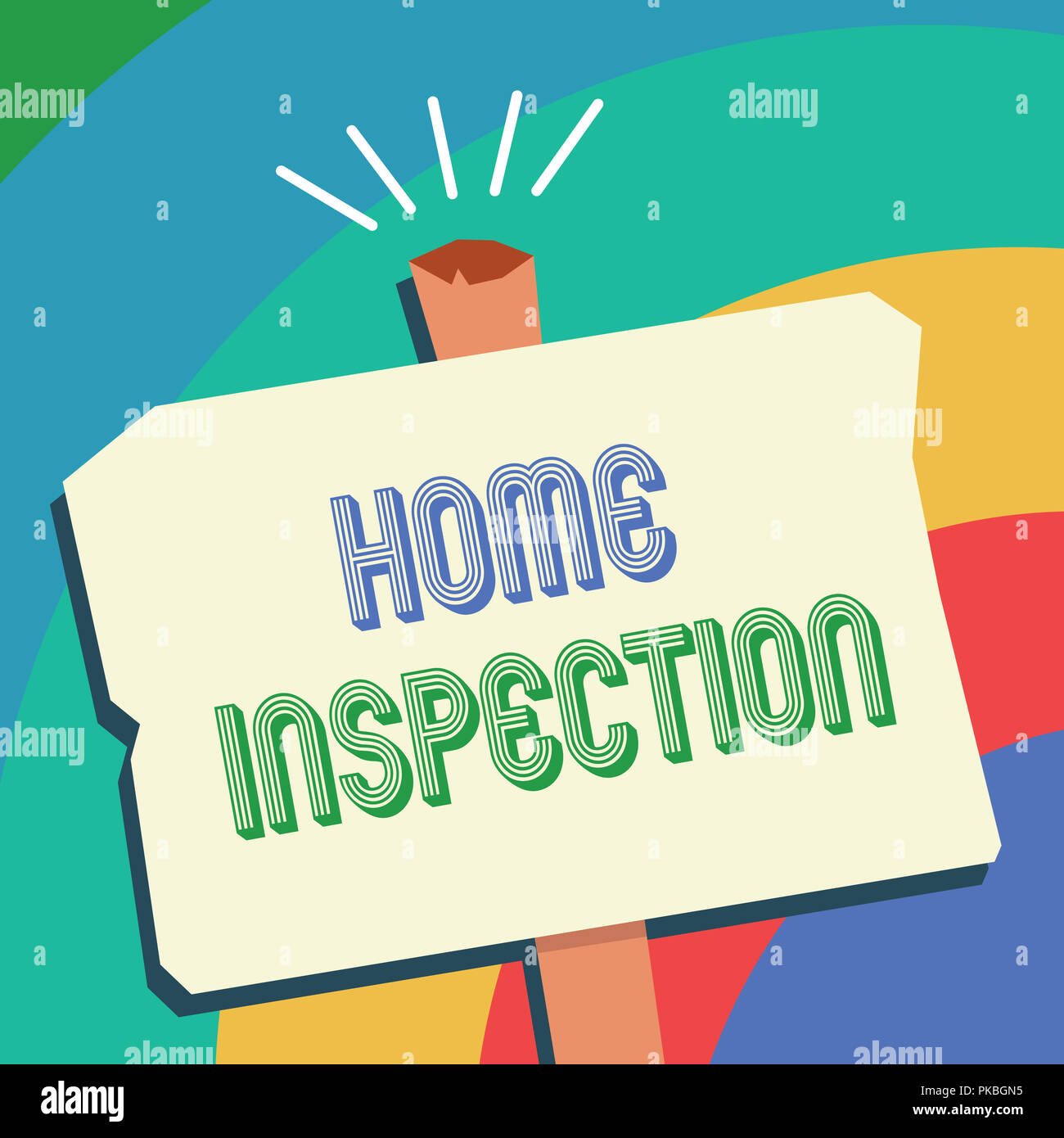 Text sign showing Home Inspection. Conceptual photo Examination of the ...