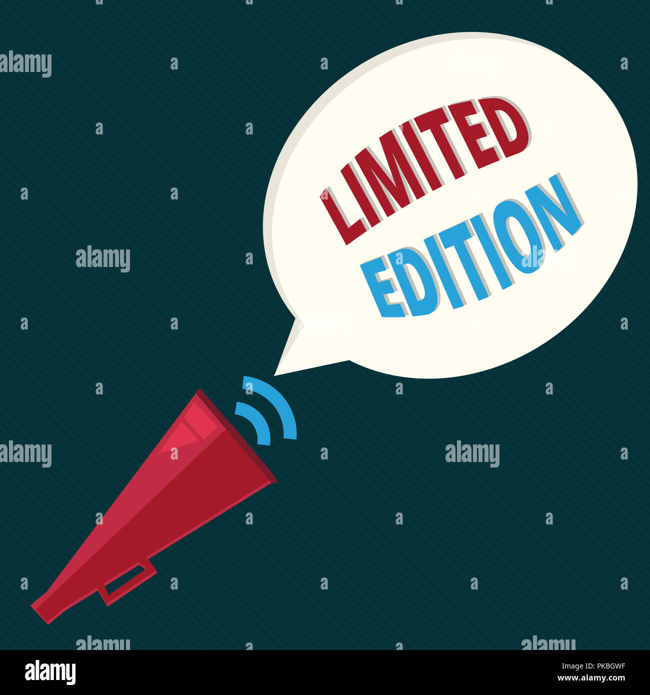 Text sign showing Limited Edition. Conceptual photo Work of something ...