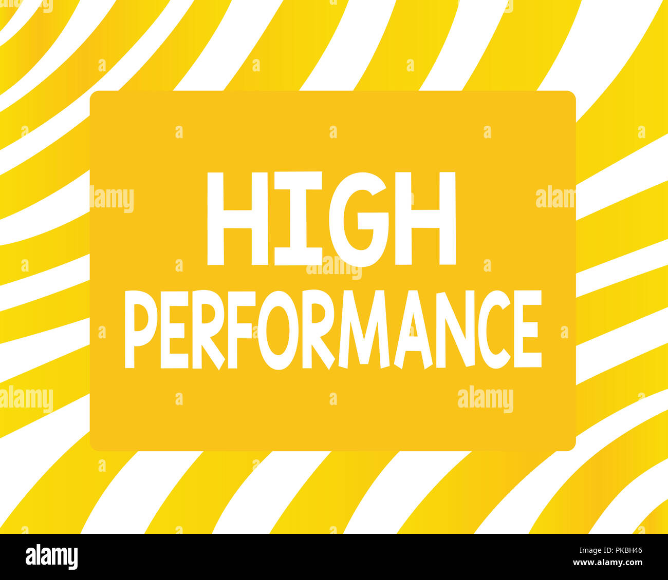 Word writing text High Performance. Business concept for organization ...