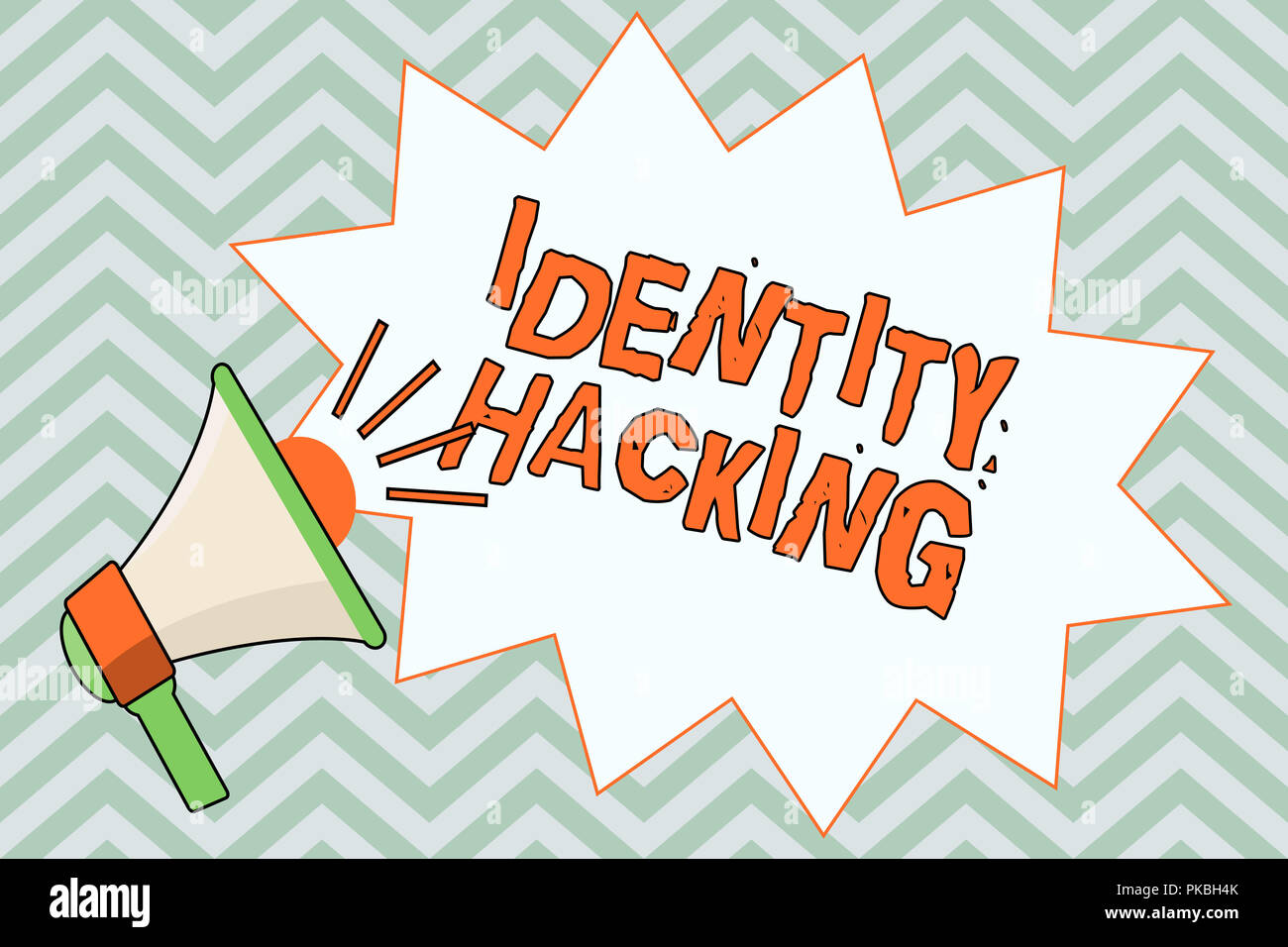 Writing note showing Identity Hacking. Business photo showcasing ...