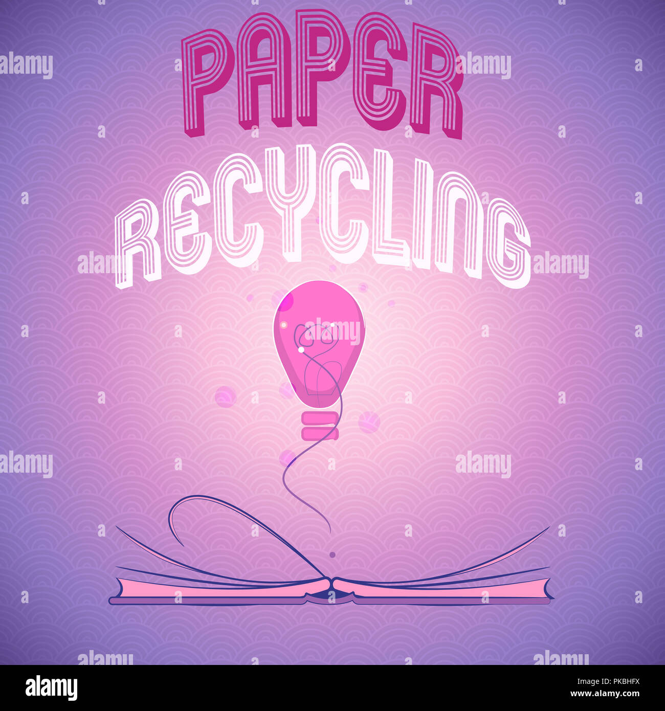 Handwriting text writing Paper Recycling. Concept meaning Using the ...