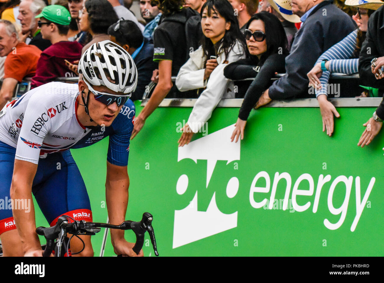Rider of HSBC team Great Britain at the OVO Energy Tour of Britain ...