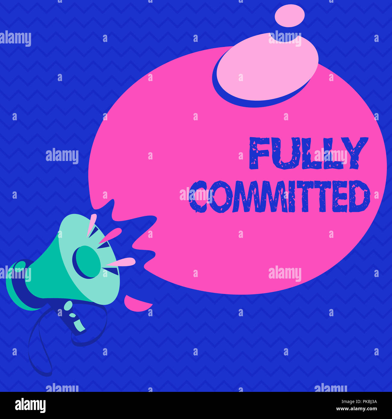 Word writing text Fully Committed. Business concept for Extremely ...