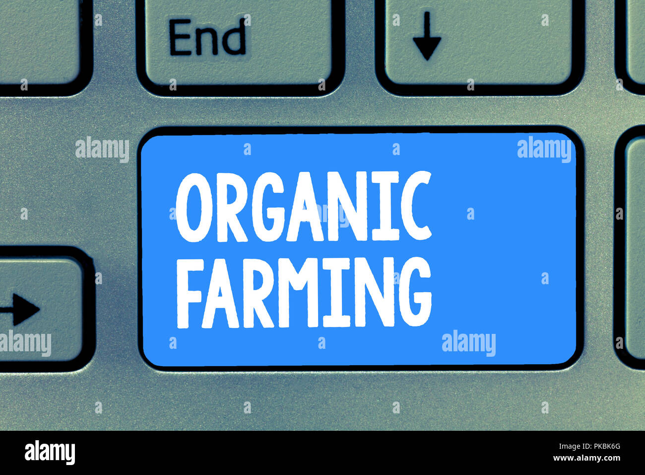 Word writing text Organic Farming. Business concept for an integrated ...