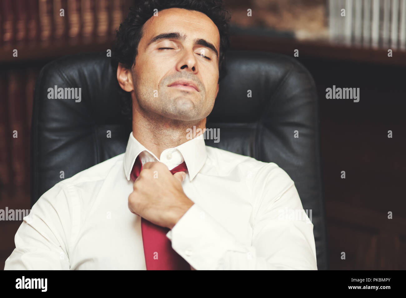 Loosing tie hi-res stock photography and images - Alamy