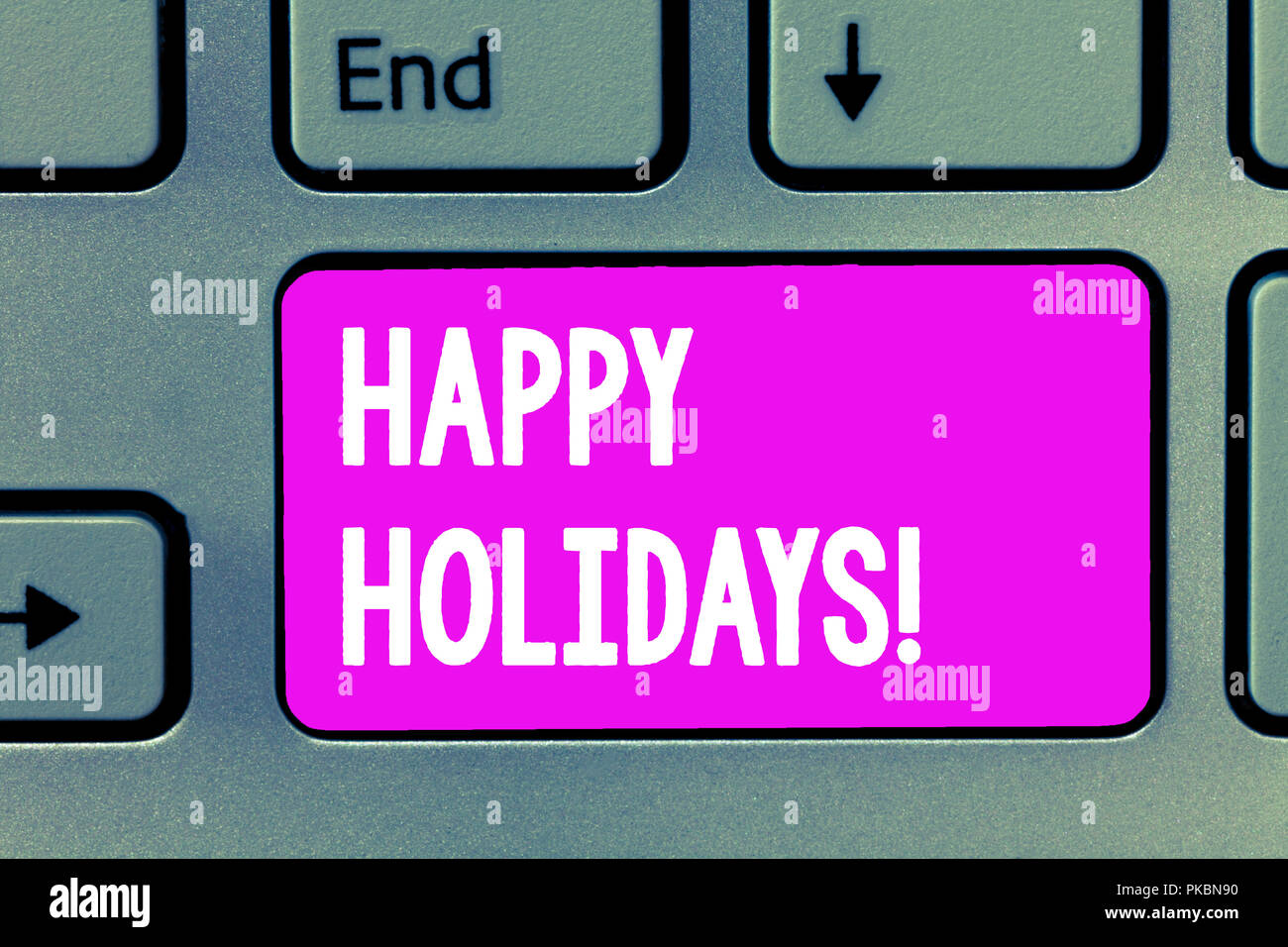 Word writing text Happy Holidays. Business concept for Made a short ...