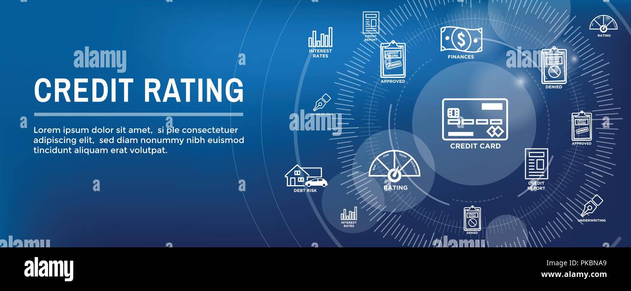 Applying for credit Stock Vector Images - Alamy