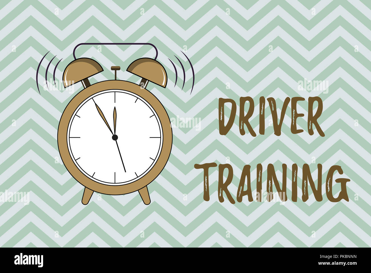 Handwriting text writing Driver Training. Concept meaning prepares a ...