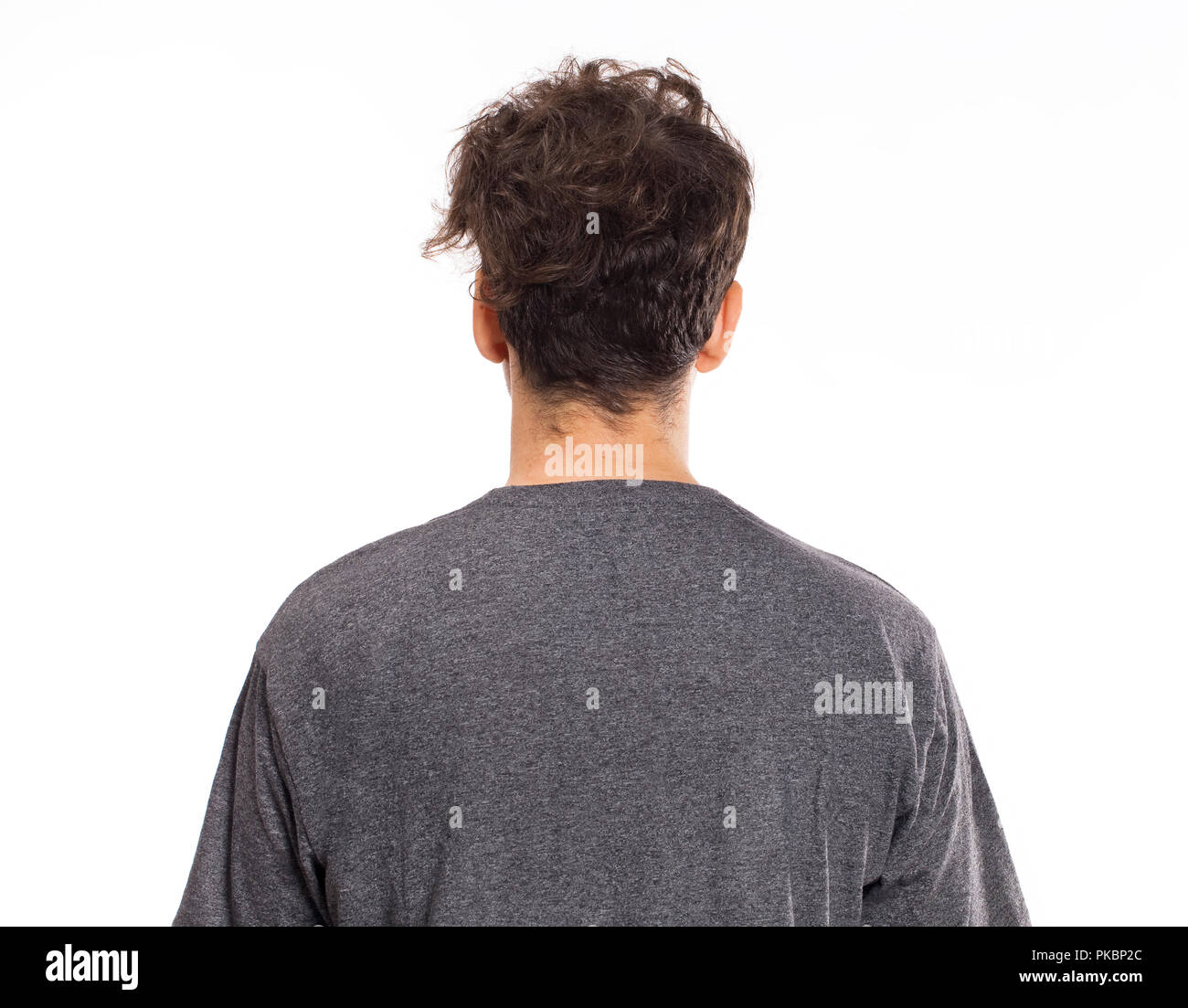 Man wearing t shirt front and back hi-res stock photography and images ...