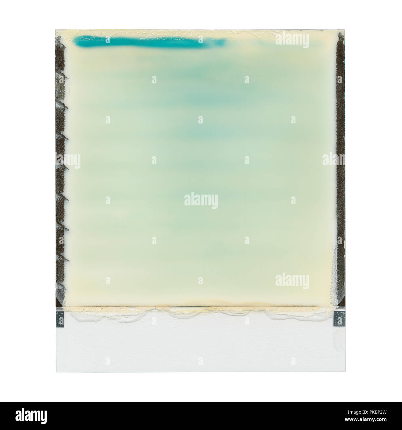 Retro realistic blank instant photo with shadow Stock Photo - Alamy