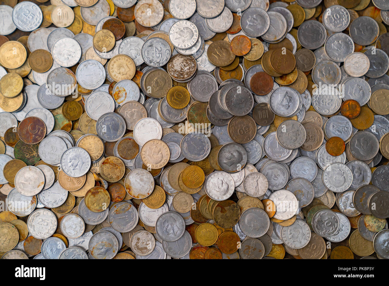 Turkish coins hi-res stock photography and images - Alamy