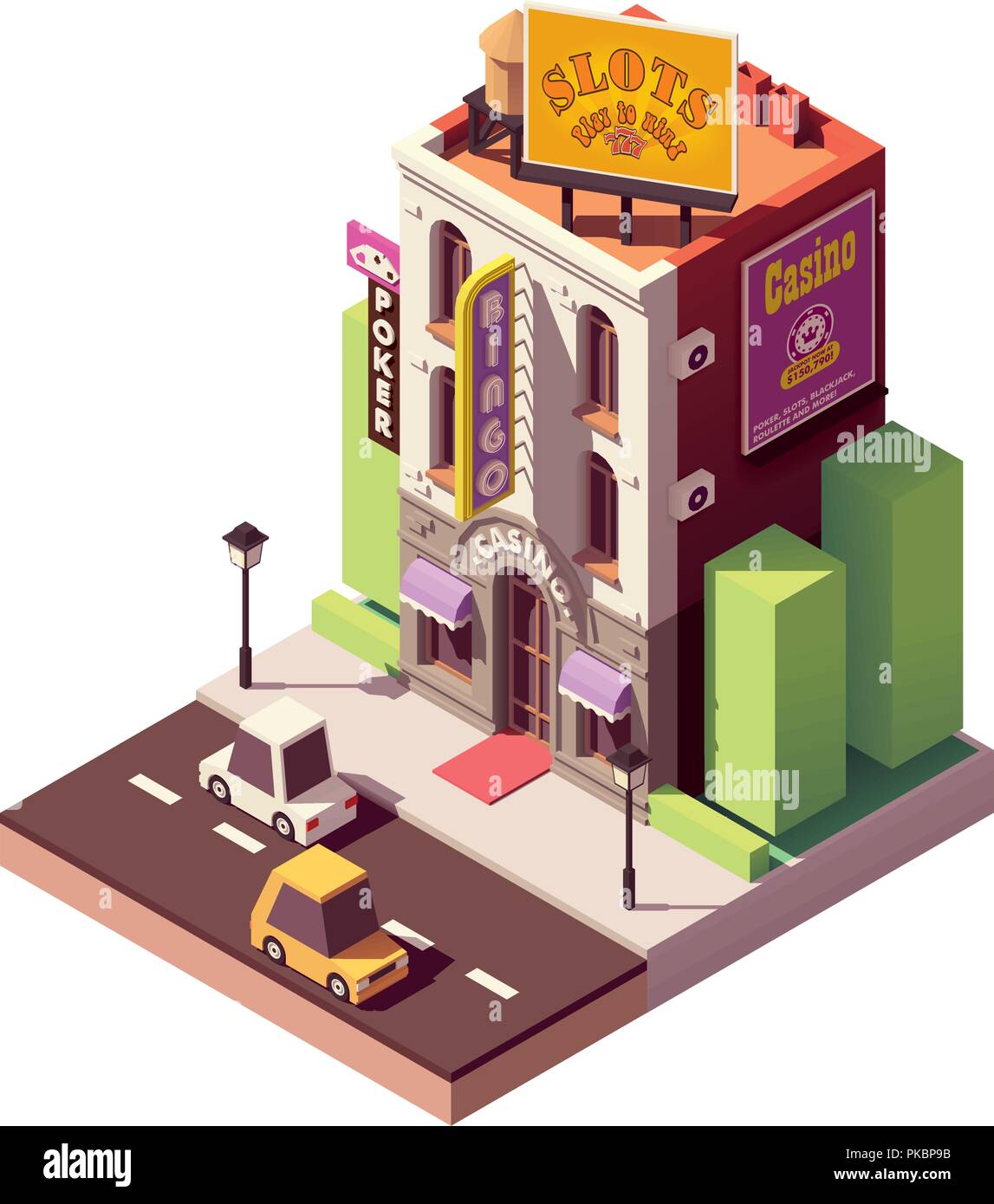 Retro billboard ad vector Stock Vector Images - Alamy