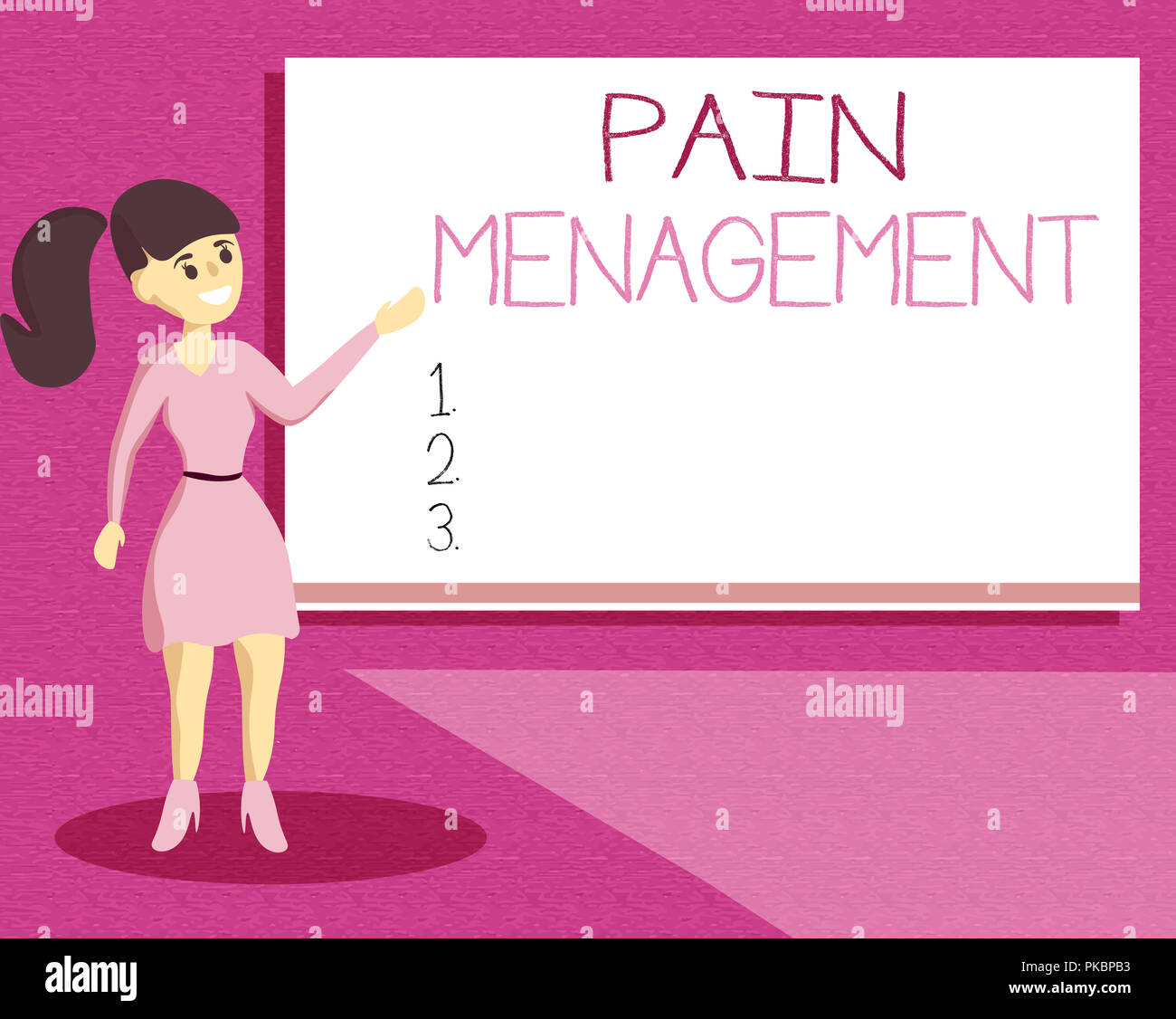 Handwriting text writing Pain Management. Concept meaning a branch of ...