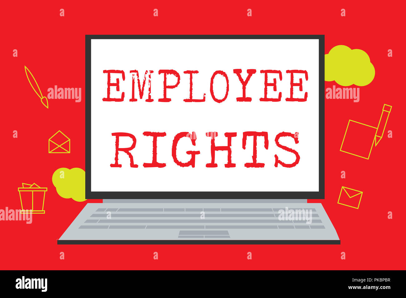 Text sign showing Employee Rights. Conceptual photo All employees have ...
