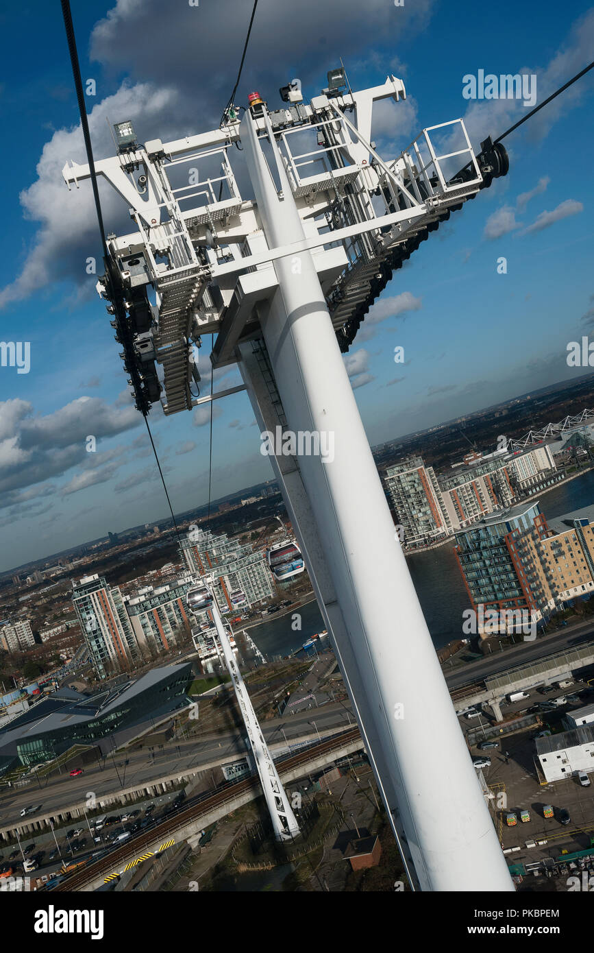 Thames Cable Cars Stock Photo - Alamy