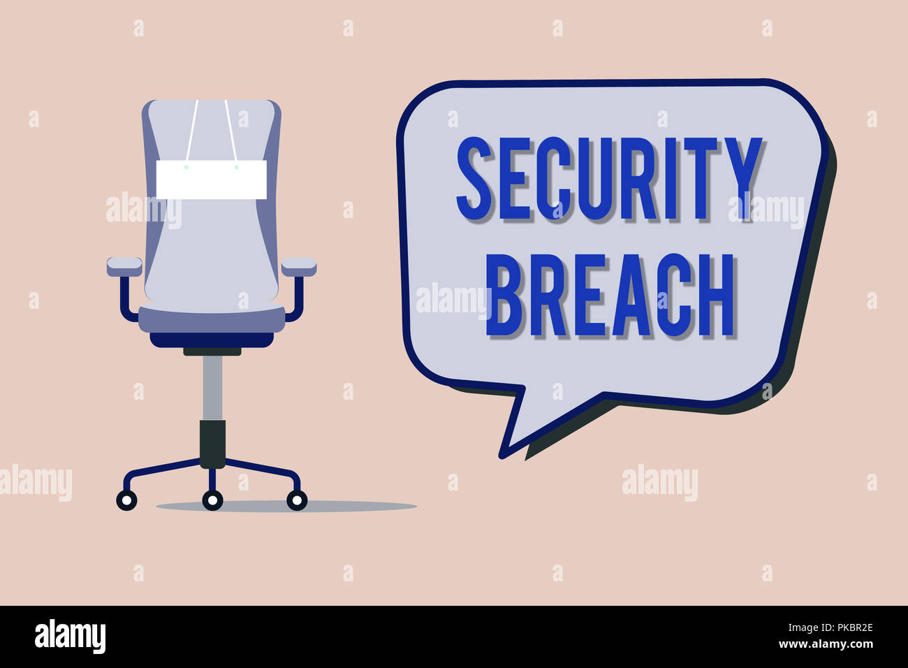 Text sign showing Security Breach. Conceptual photo incident that ...