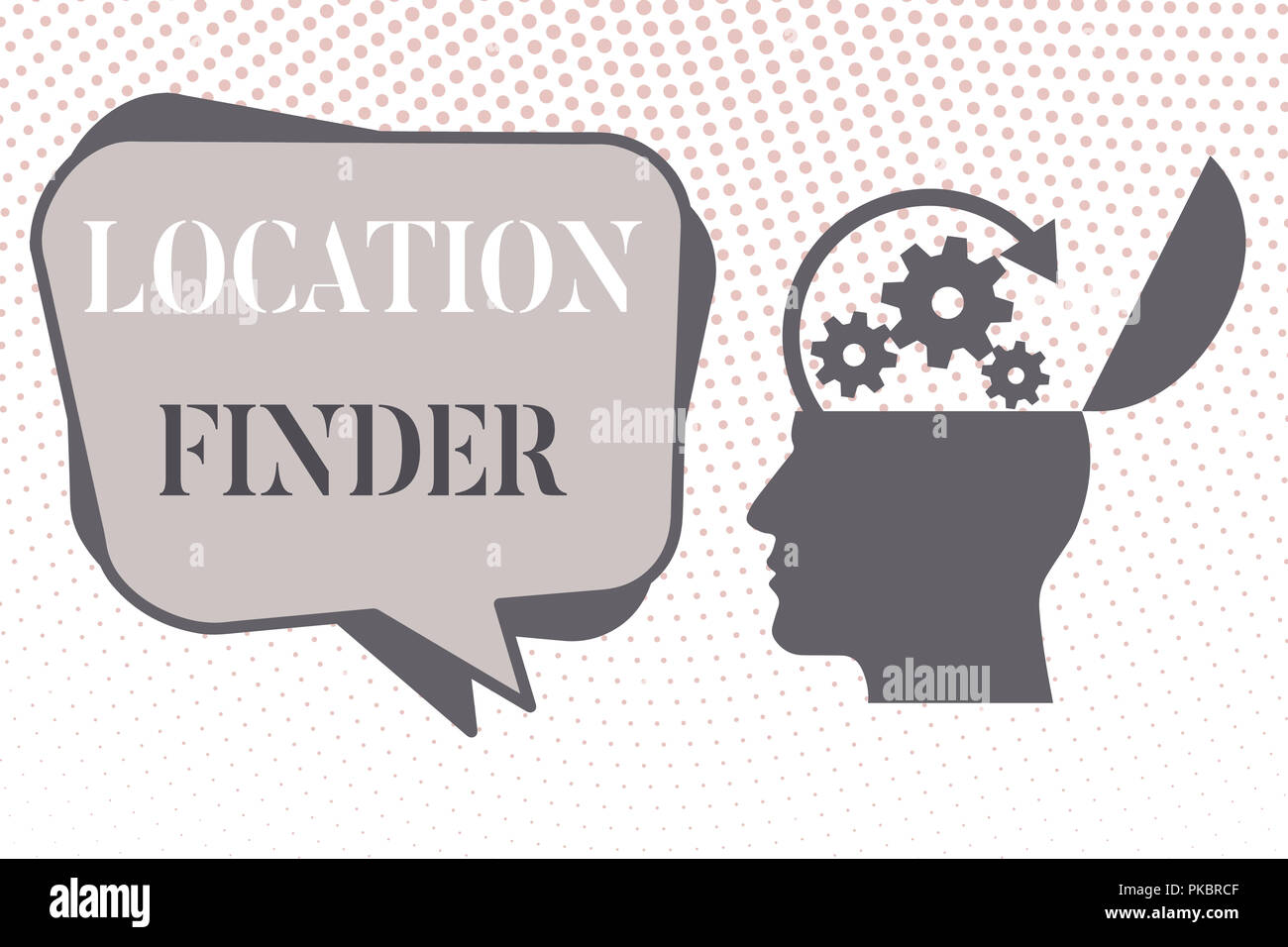 Map showing relative geographical position hi-res stock photography and ...