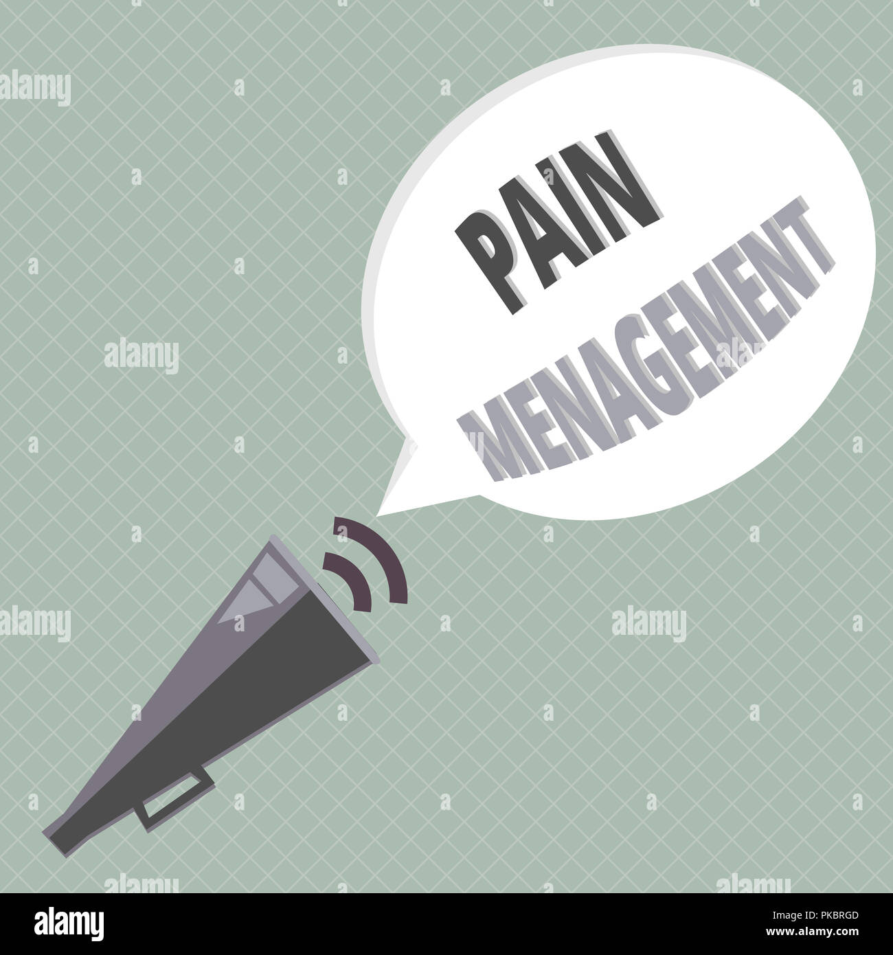 Handwriting text writing Pain Management. Concept meaning a branch of ...