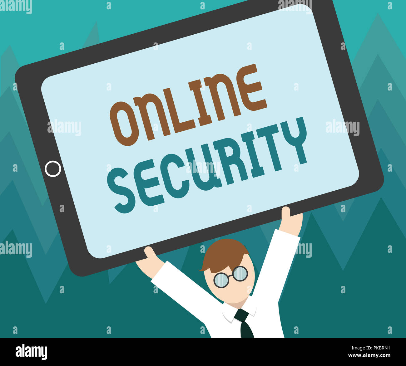 Conceptual Hand Writing Showing Online Security Business Photo Showcasing Rules To Protect
