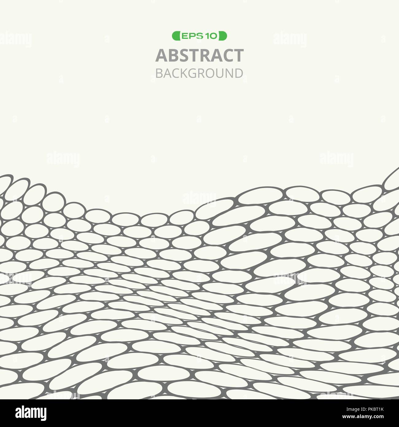 Abstract Of Circle Pattern Background In Free Shape Illustration Vector Eps10 Stock Vector