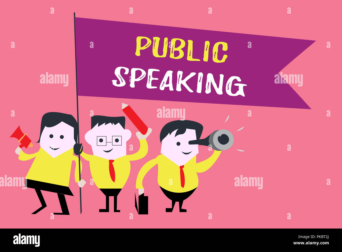 Writing note showing Public Speaking. Business photo showcasing talking ...