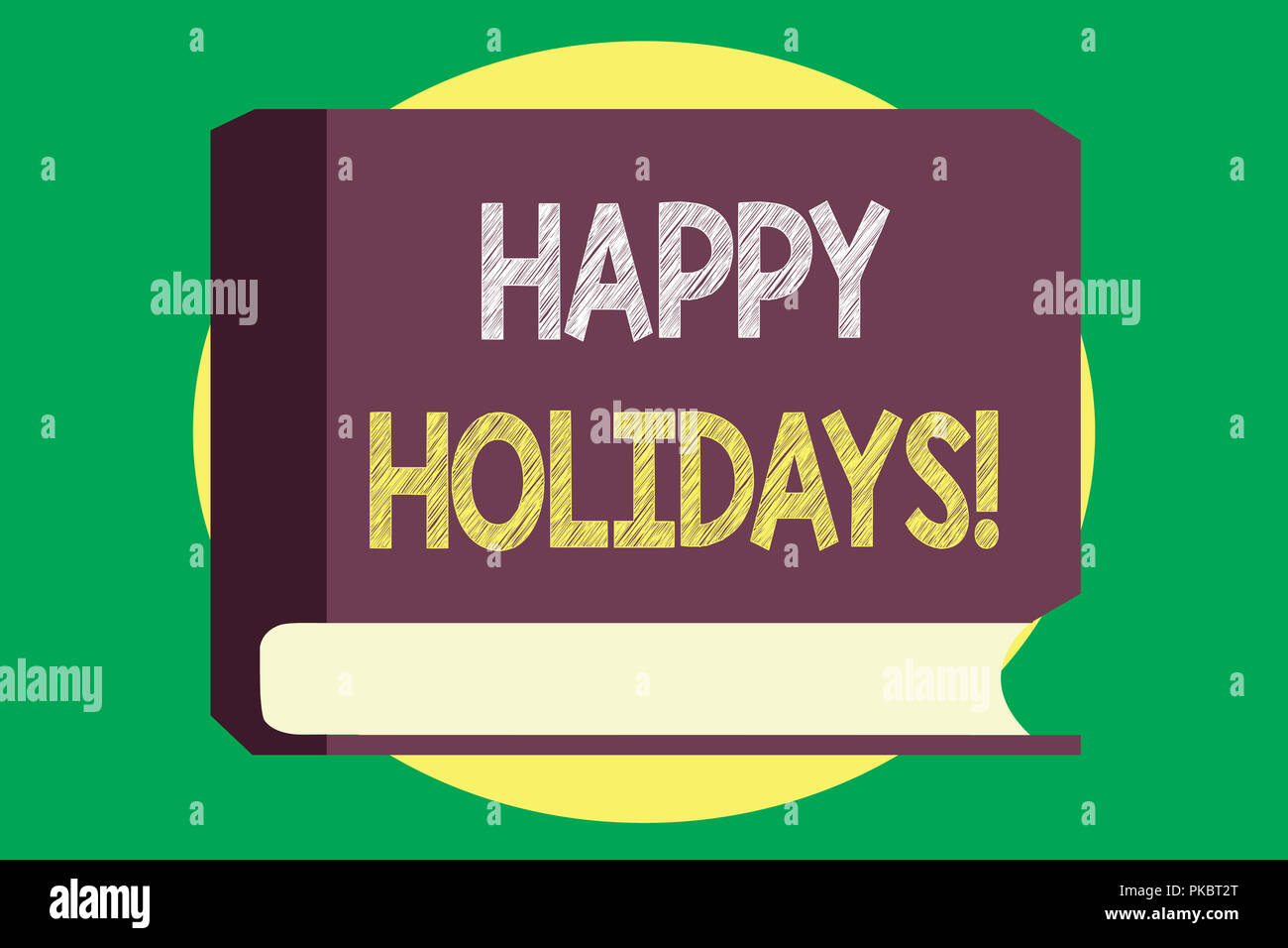 Handwriting text writing Happy Holidays. Concept meaning Made a short ...