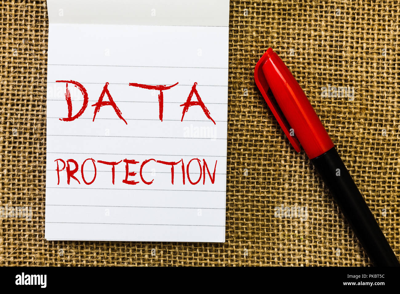Handwriting text Data Protection. Concept meaning Protect IP addresses ... Handwriting text Data Protection. Concept meaning Protect IP addresses ...