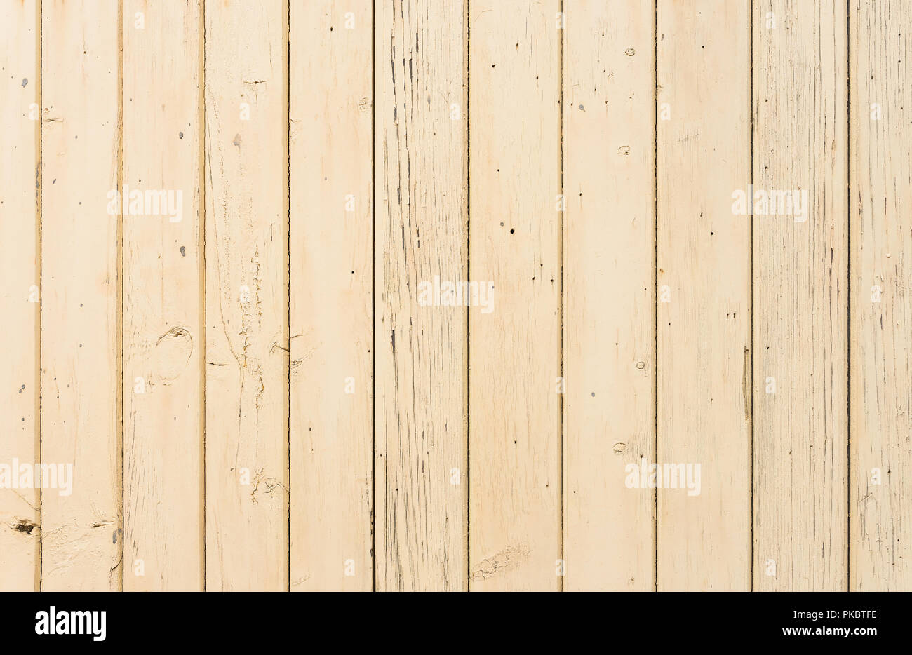 Beige painted old wooden planks background texture Stock Photo - Alamy