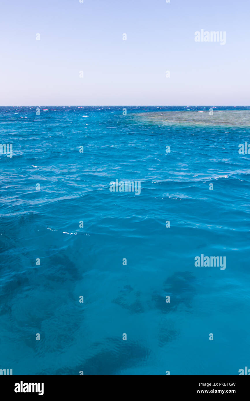 Turquoise Blue Water in Egyptian Red Sea Reefs Stock Photo - Alamy