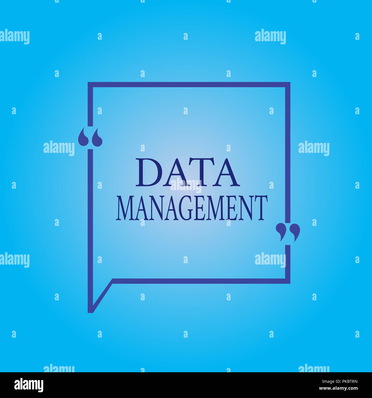 Writing note showing Data Management. Business photo showcasing The ...