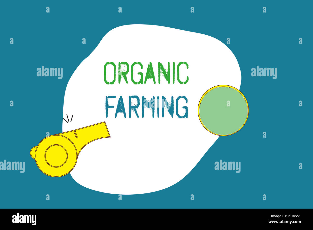 Word writing text Organic Farming. Business concept for an integrated ...