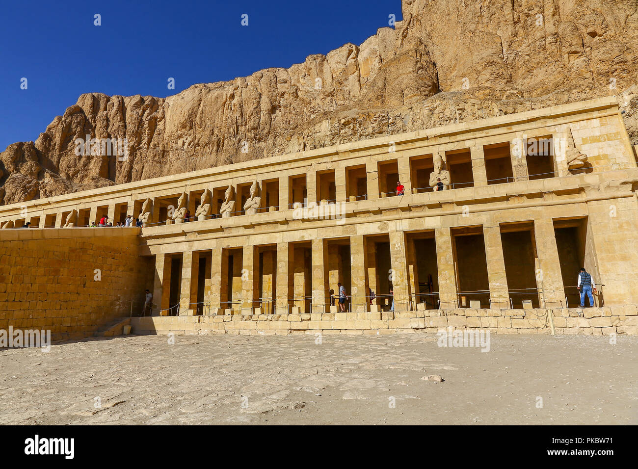 The Mortuary Temple of Hatshepsut, Deir el-Bahari, Luxor, Egypt, Africa ...