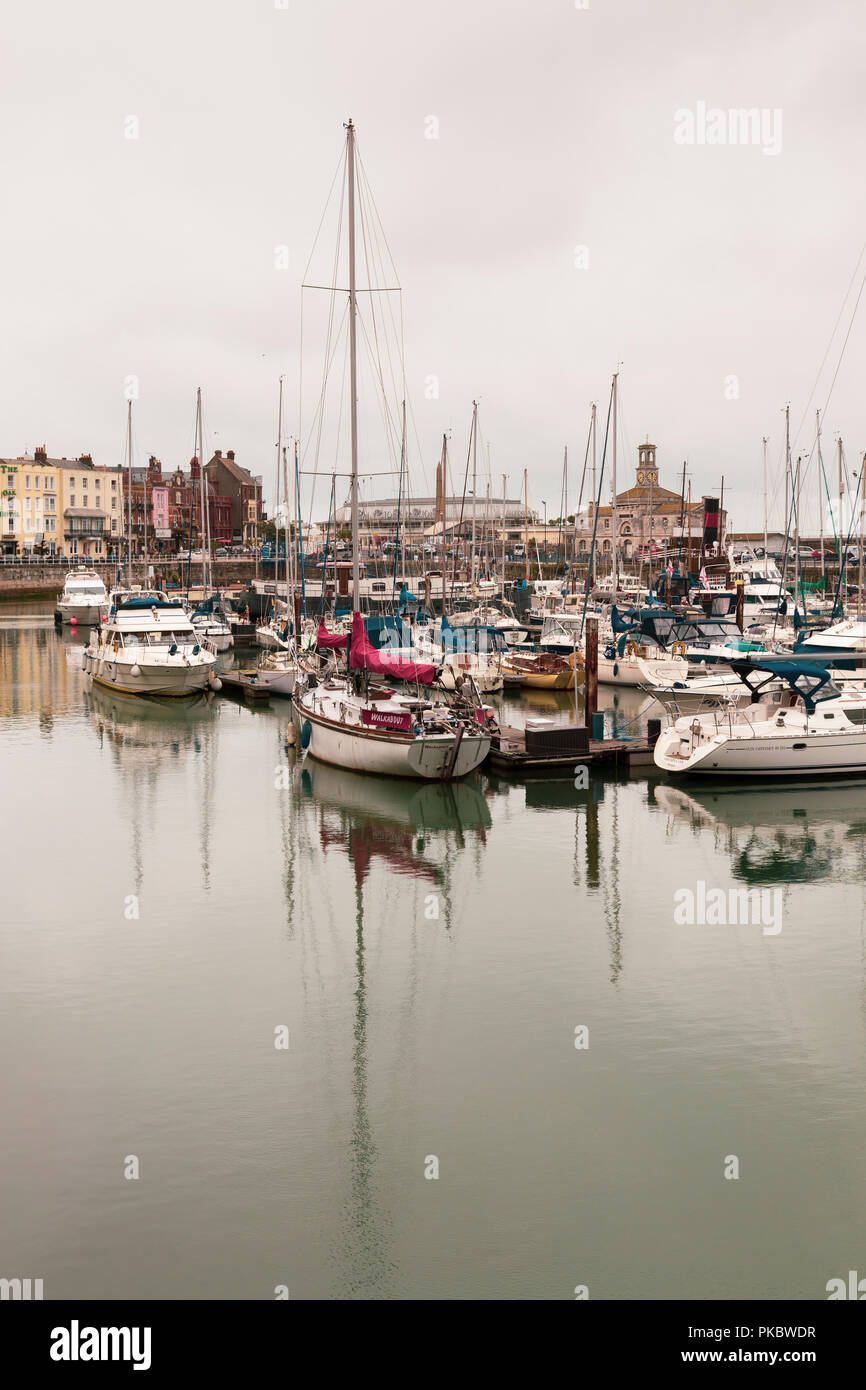 Boats in the Marina at Ramsgate Stock Photo - Alamy